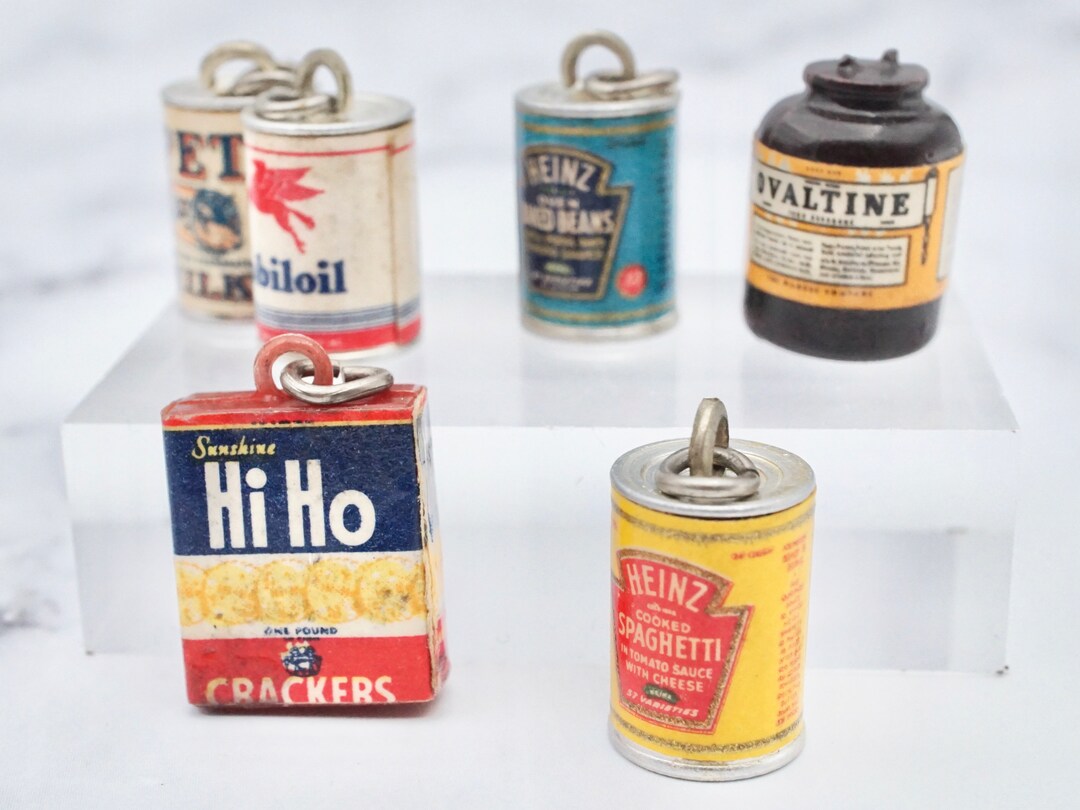 Vintage Miniature Advertising Food Cans/container Charms - Etsy