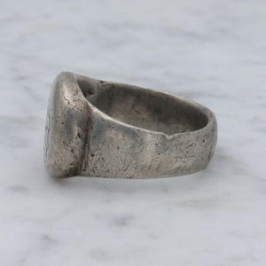 Ancient Middle Eastern Silver Signet Ring, Sz 9 - Etsy