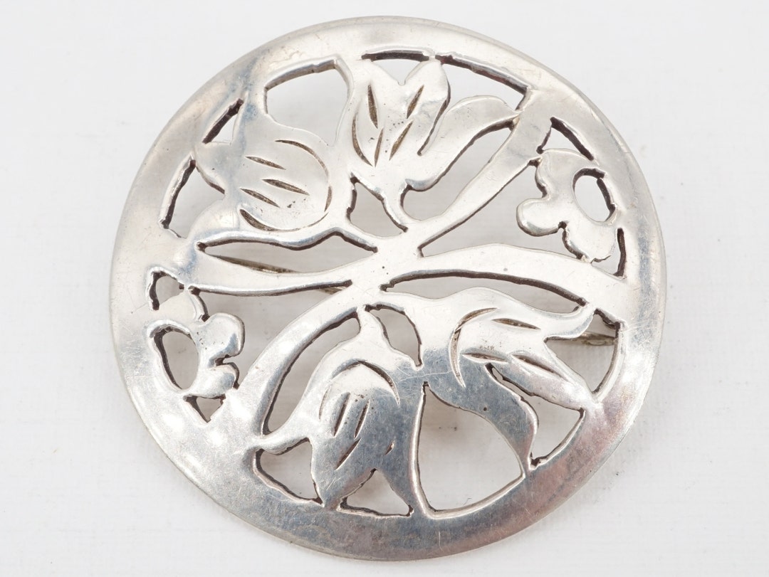 Vintage Handmade Sterling Artist Signed Tulip Brooch - Etsy