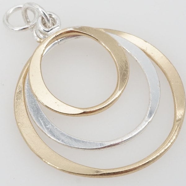Tri Circle Necklace - Etsy