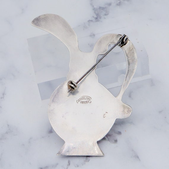 Antique Mexican sterling silver fancy pitcher with tu… - Gem