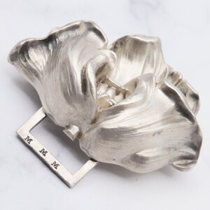 Antique Art Nouveau William B Kerr Sterling Silver Poppy Two-part ...
