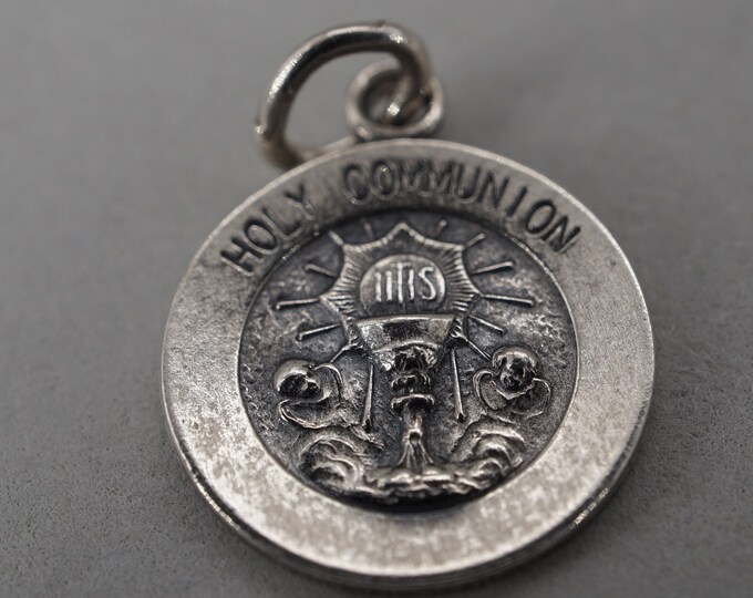 Tiny Sterling Silver First Holy Communion Charm - Etsy