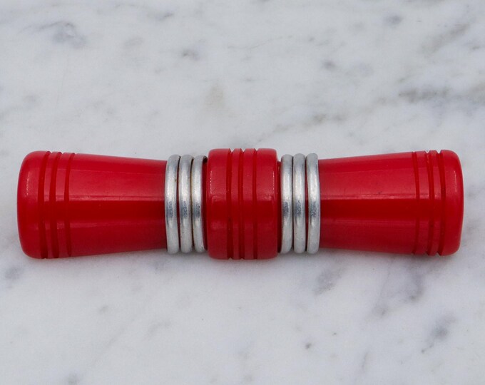 Antique Art Deco Bakelite Bar Pin Brooch - Etsy