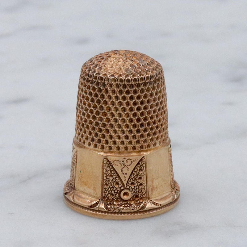 Antique Thimble - Etsy