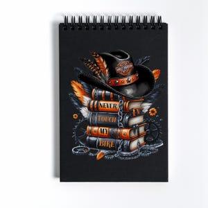 Never Touch My Bike Harley Davidson Inspired Stack of Books Clipart ...