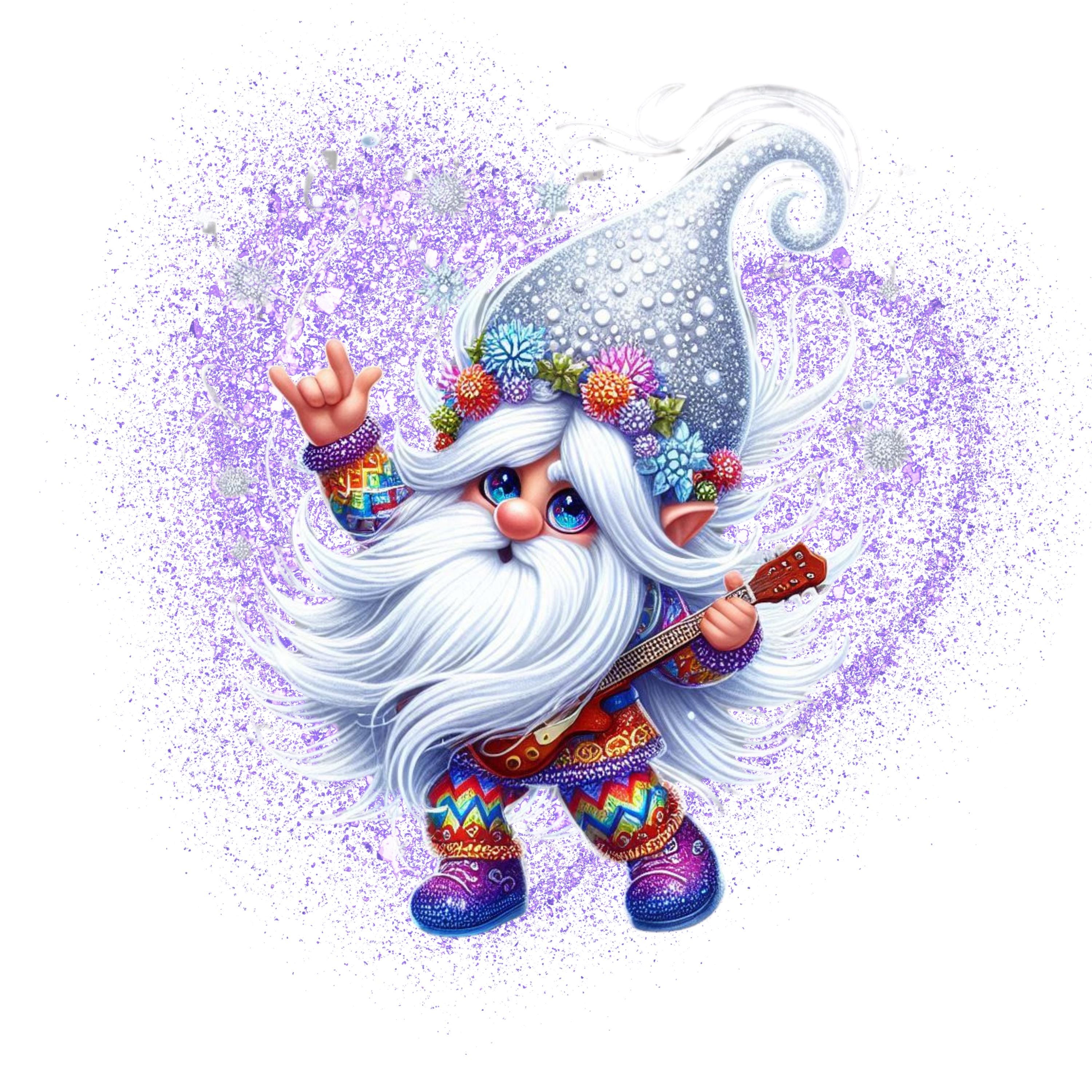 Groovy Dancing Gnome Clipart Bundle (digital Download) - Etsy