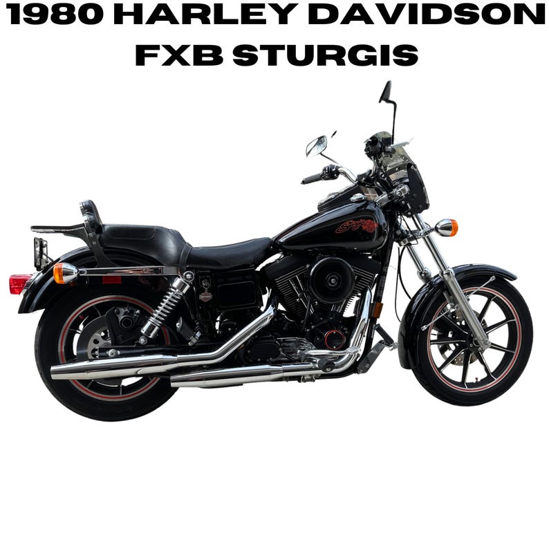 Vintage 5 Piece Harley Davidson Motorcycle Clipart PNG Bundle, Vintage ...