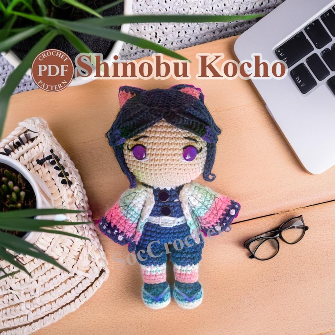 Shinobu Kocho Crochet Pattern, Shinobu Kocho Amigurumi, Shinobu Kocho ...