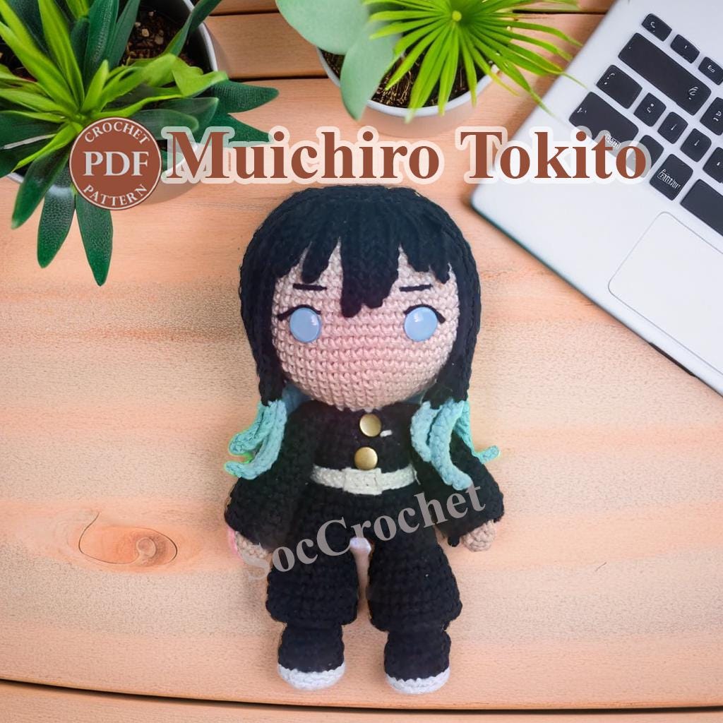 Muichiro Tokito Crochet Pattern, Muichiro Tokito Amigurumi, Muichiro ...