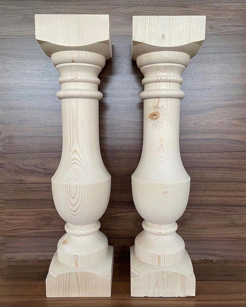 Wooden Console Legs, Wooden Legs, Kitchen Countertop Legs, Wood Work ...