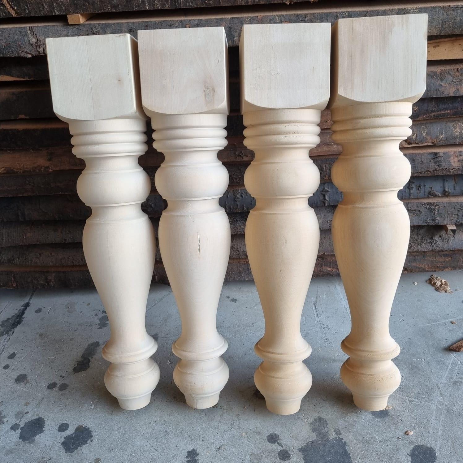 Turned Table Legs, Wooden Table Legs, Table Legs, Old Style Legs ...