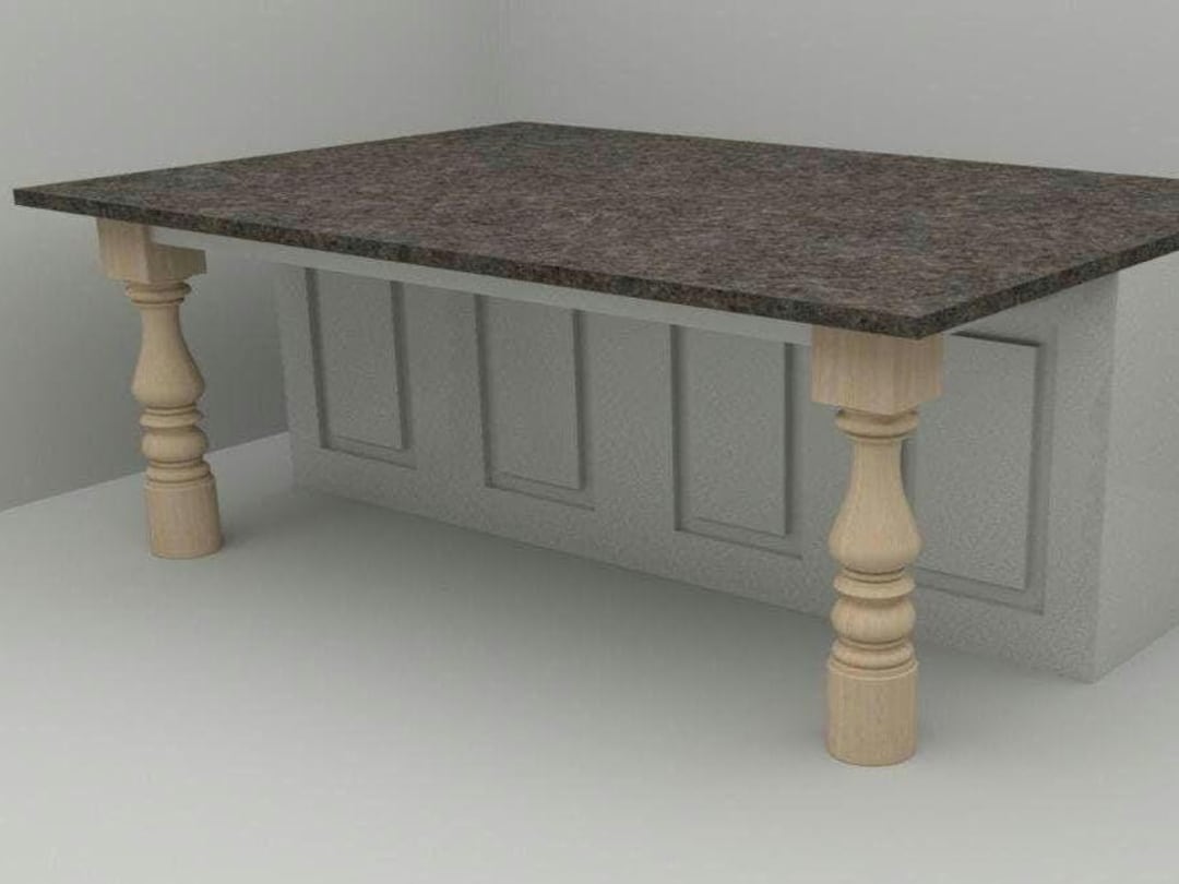 Kitchen Countertop Legs, Countertop Legs, Legs, Wooden Console Legs ...