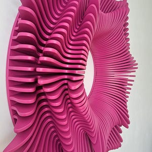 Parametric Wall Decoration - ASTRAGAL Flower Parametric Manufacture ...