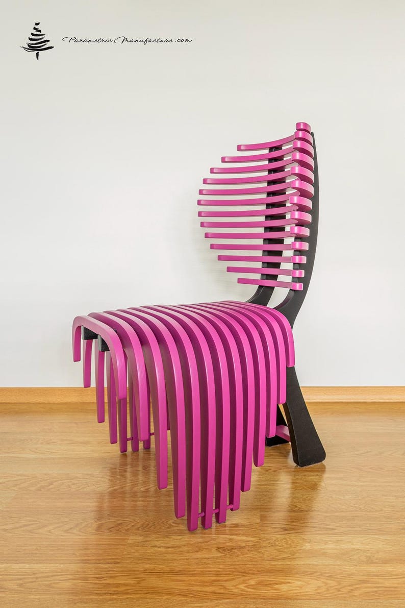 Parametric Chair PHYLLO Parametric Manufacture Unique Style Design by ...