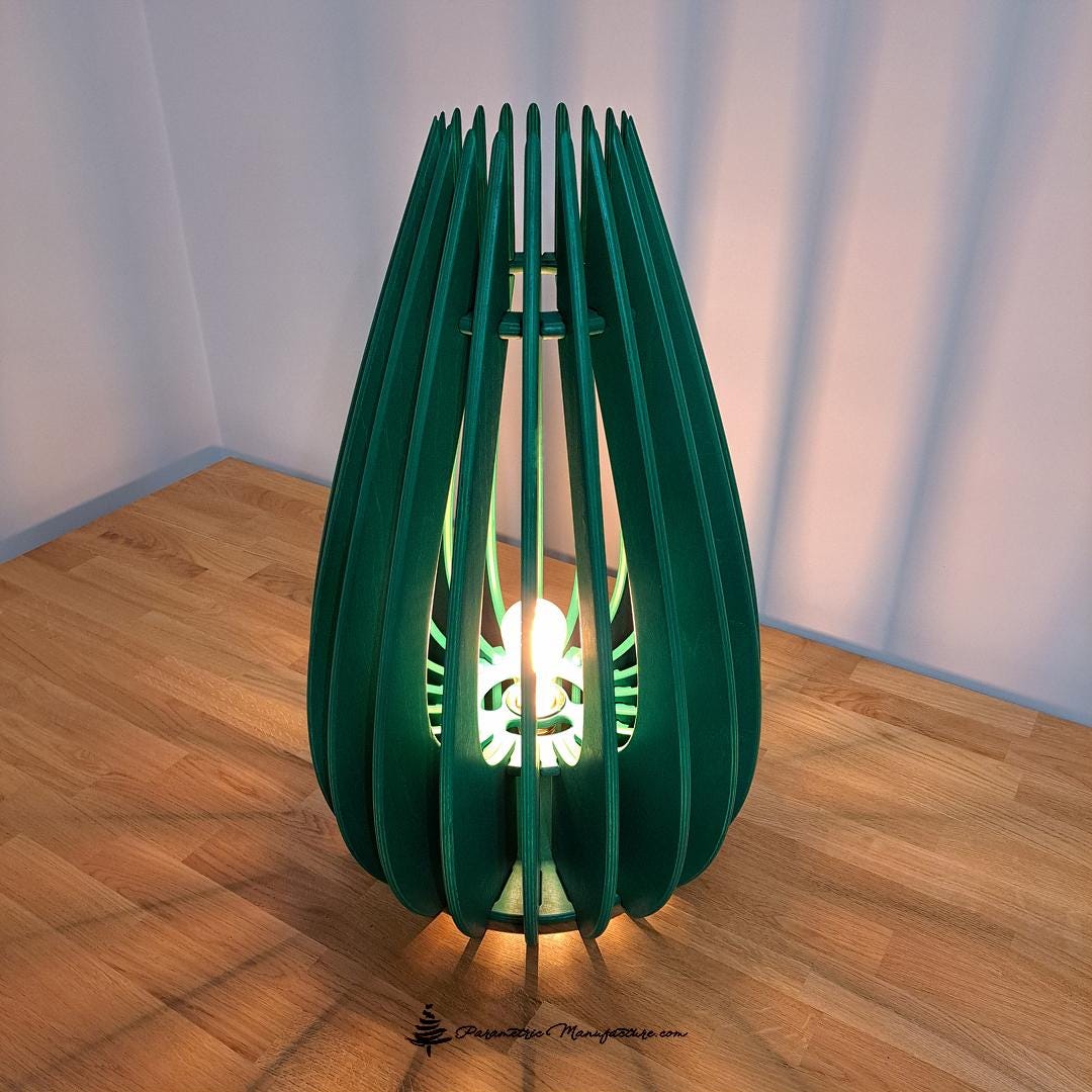 Parametric Plywood Table Floor Lamp Chandelier DIANTUS Parametric ...