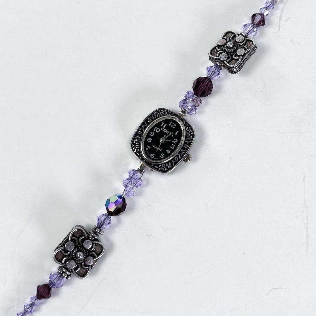 Vintage Geneva Silver Watch With Whimsical Charms - Etsy