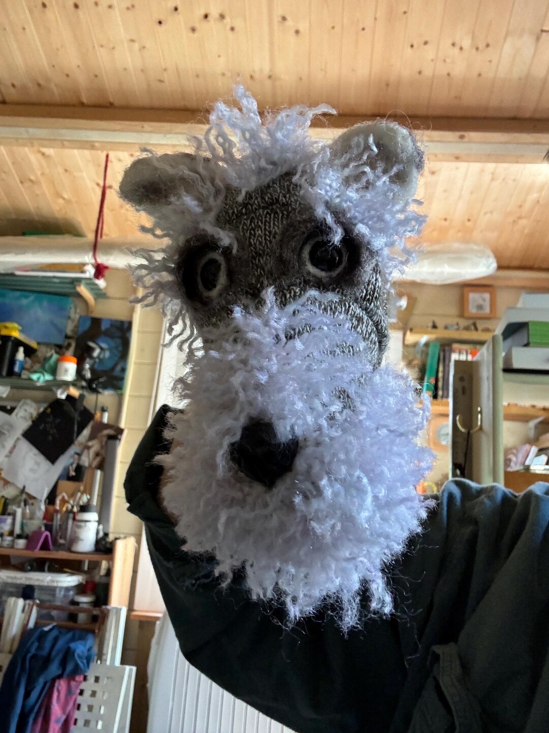 Basil the Hand Puppet. Unique Sock Puppet With Crispy Teeth. - Etsy