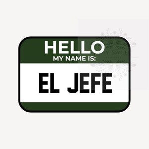 El Jefe Sticker: Spanglish Vinyl Decal for Laptop, Water Bottle - Etsy