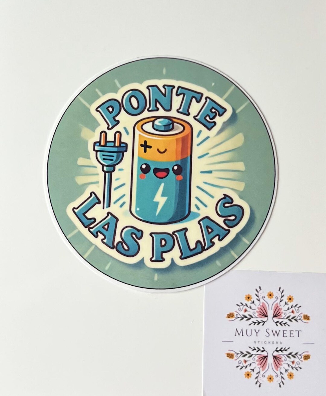 Ponte Las Pilas Sticker Motivational Spanglish Vinyl Decal - Etsy