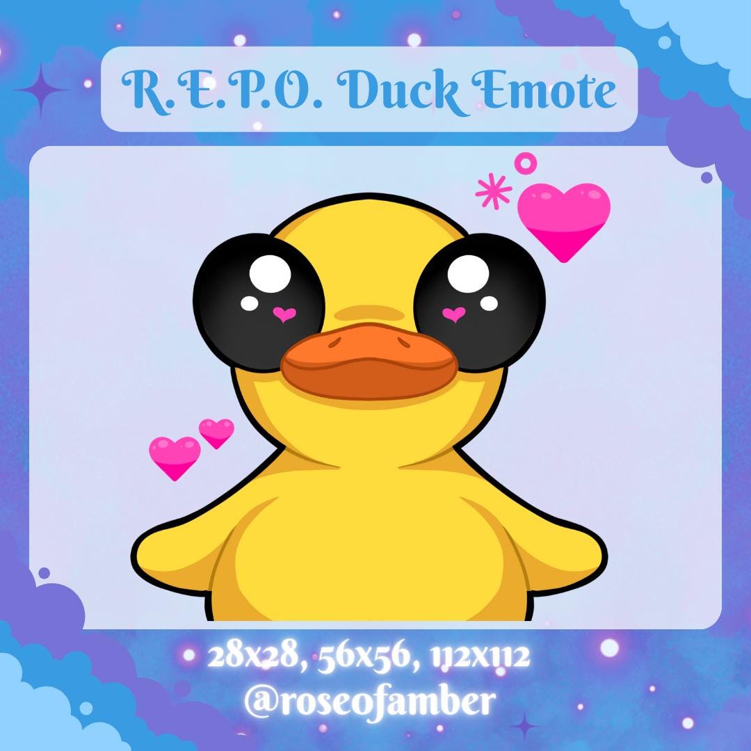 R.E.P.O Duck Emote - Etsy