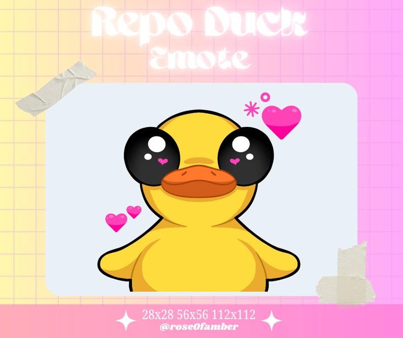 R.E.P.O Duck Emote - Etsy