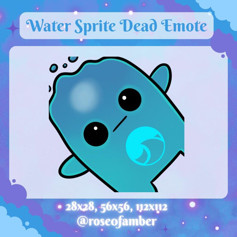 Water Sprite Dead Emote - Etsy