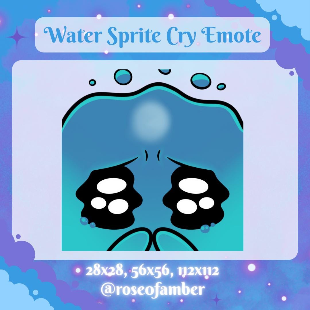 Water Sprite Cry Emote - Etsy