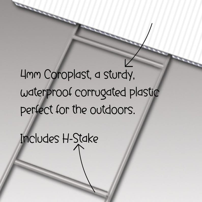 2024 Vote Yard Sign 24x18 Inch Fun and Colorful Election Sign With ...