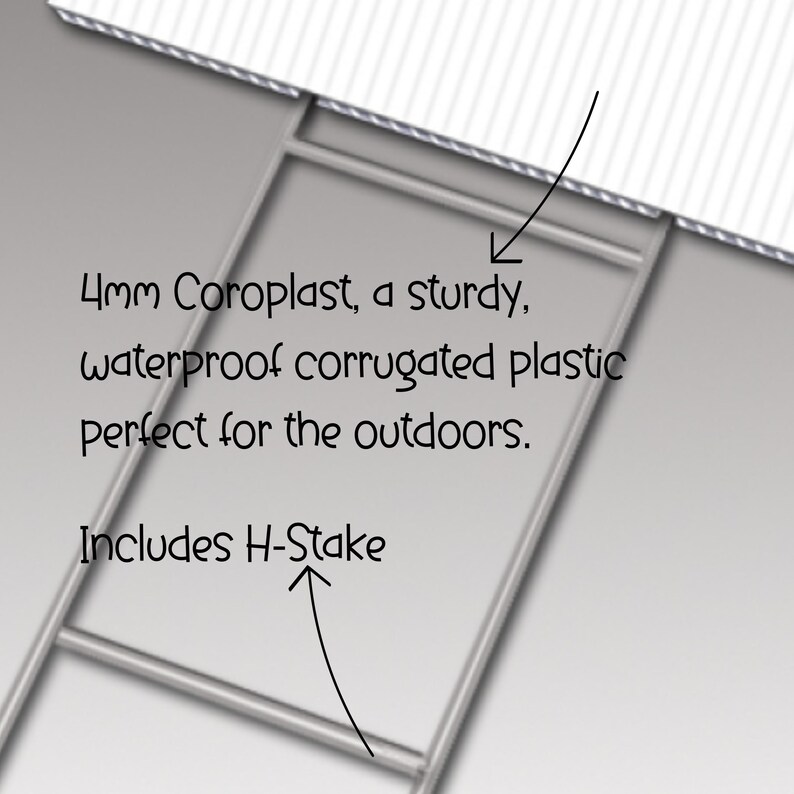 Harris Walz 2024 We Are Not Going Back Yard Sign 24x18 Inch Kamala ...