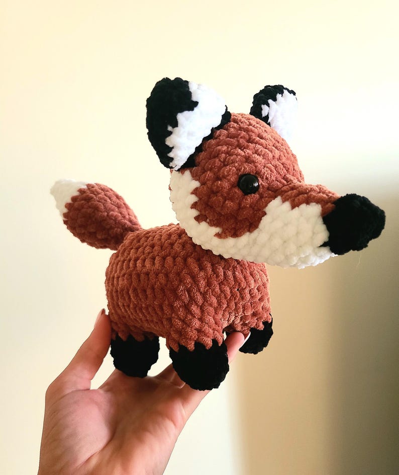 Fox Crochet Plushy Pattern Amigurumi - Etsy