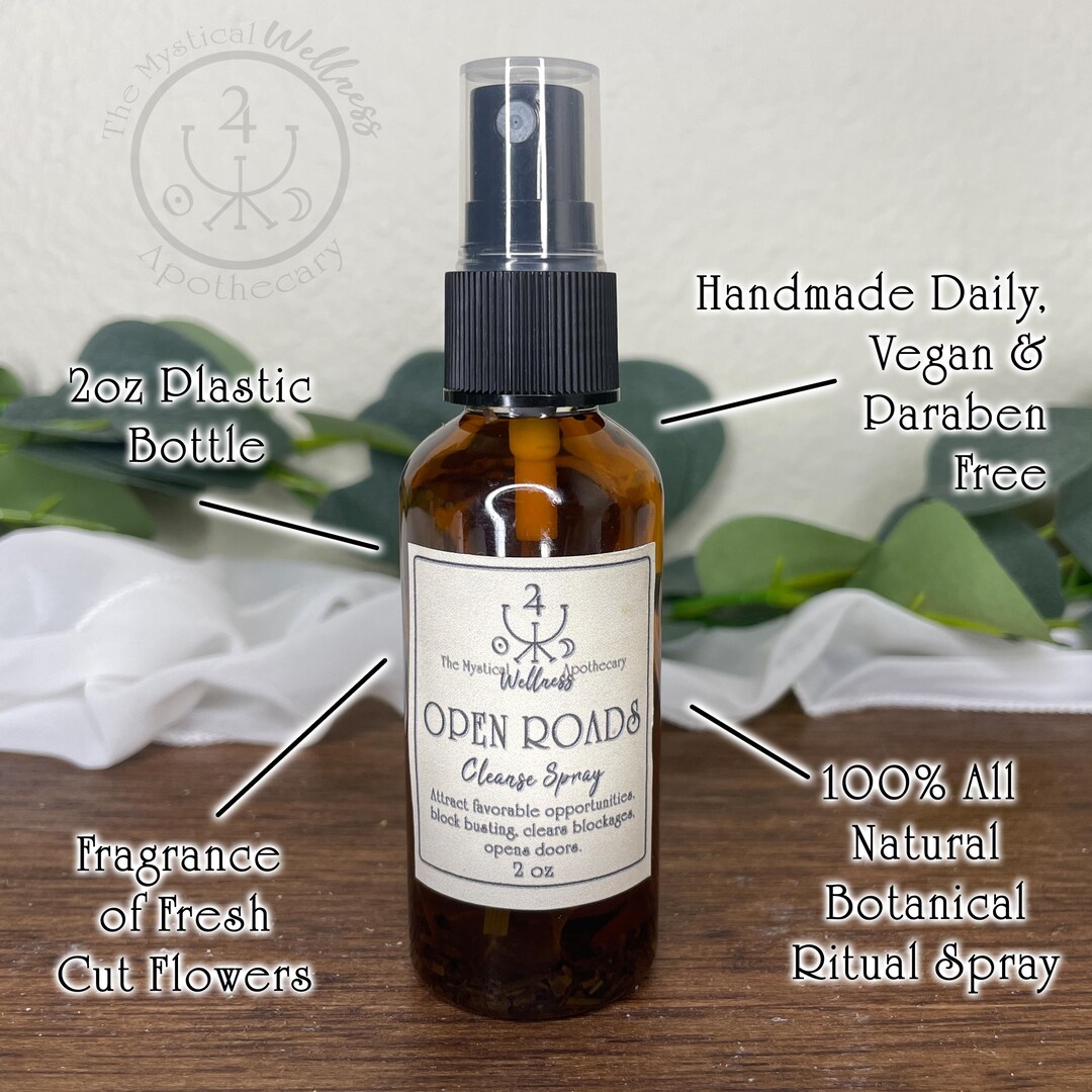 Open Roads Spell Spray: Natural Botanical Ritual Spray (2oz) - Etsy