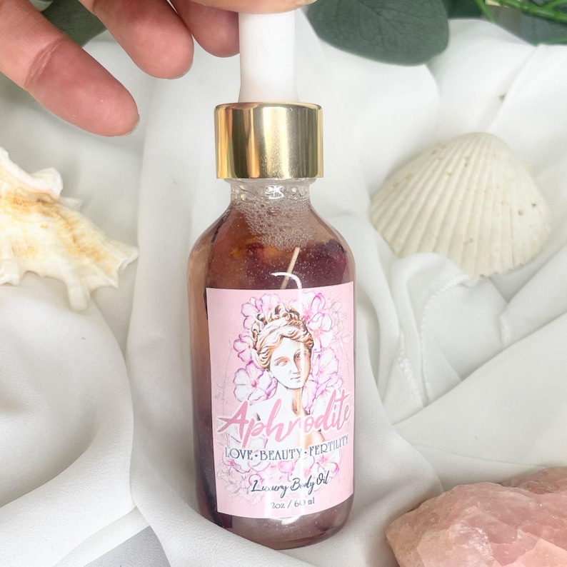 Aphrodite Goddess Ritual Oil: Rose, Love & Beauty Altar Oil - Etsy