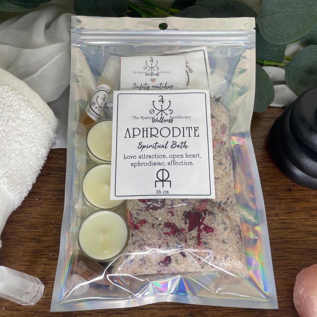 Aphrodite Bath Salt Spell Bath Salt Aphrodite Conjure Bath Salt ...