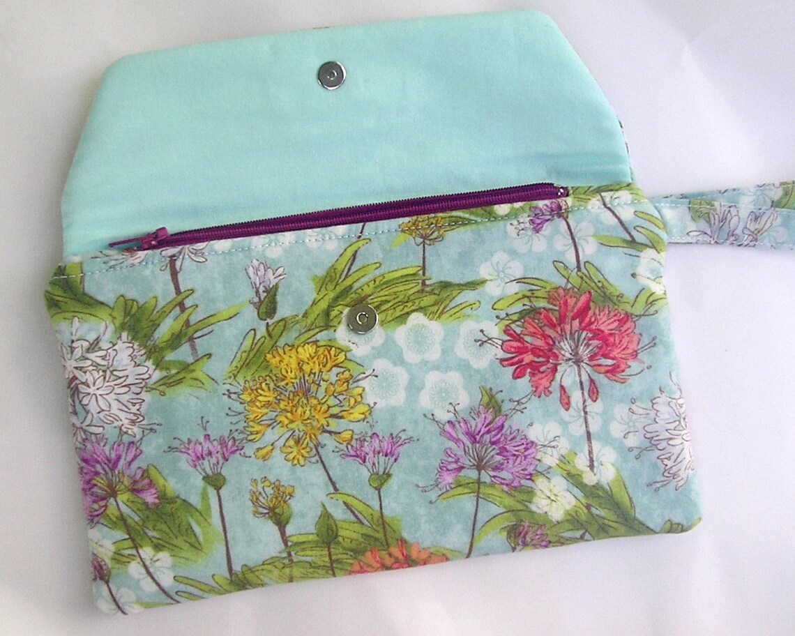 Zippered Wristlet Clutch Hand Bag PDF Pattern Download | Etsy