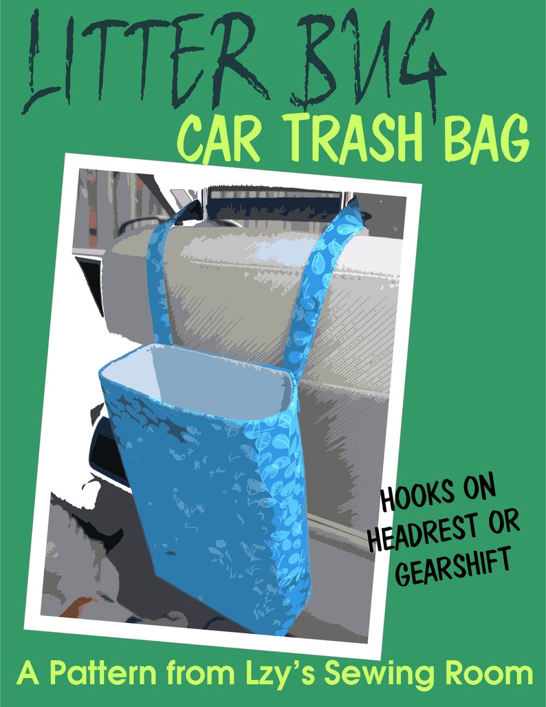 Sewing Pattern "litter Bug" Car Trash Bag PDF Download - Etsy