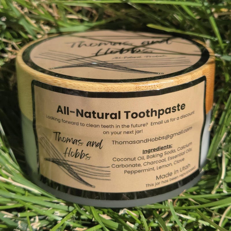 Toothpaste in a Jar - Etsy