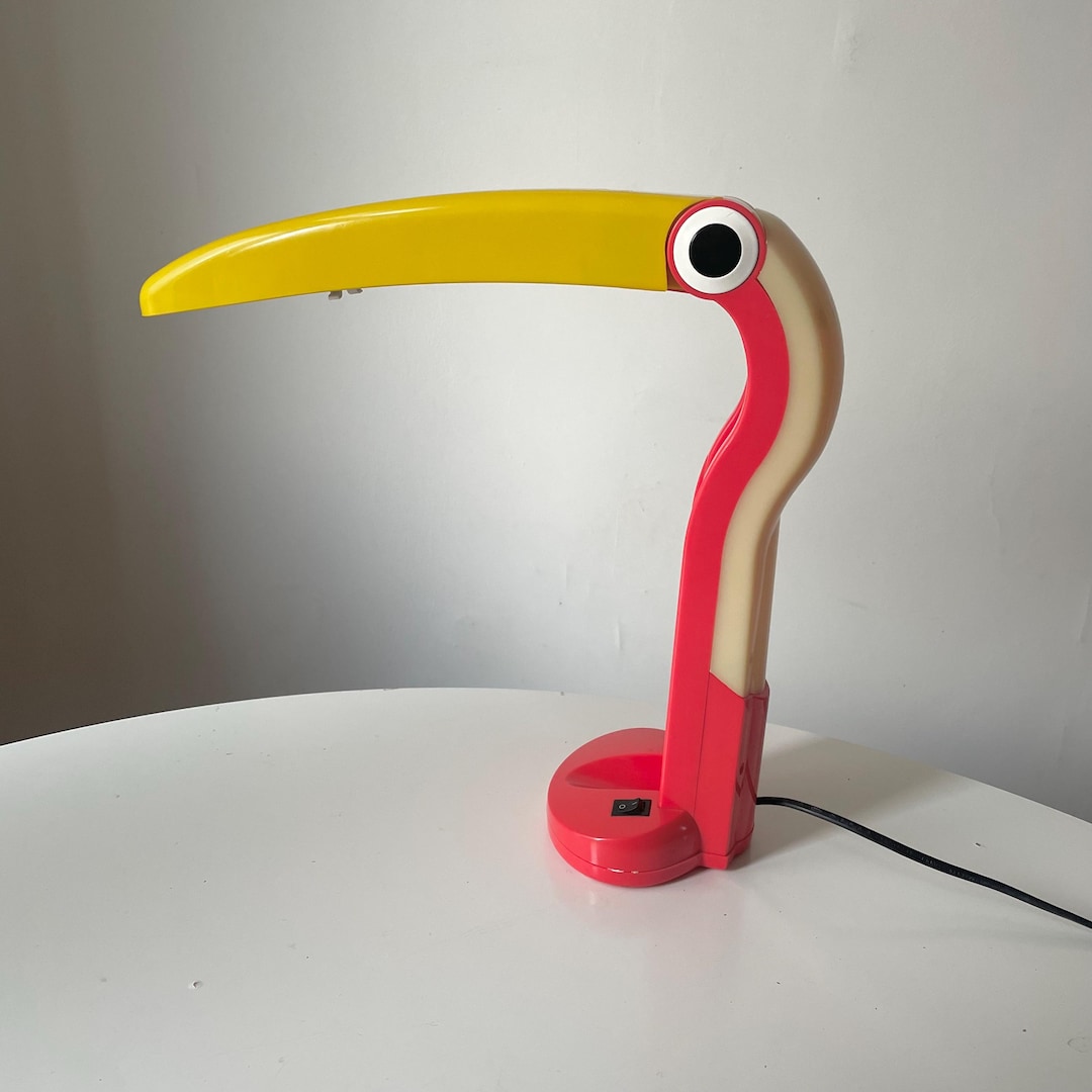 Toucan Lamp, Vintage Desk Lamp, Designed by H.T Huang, Toucan, Vintage ...