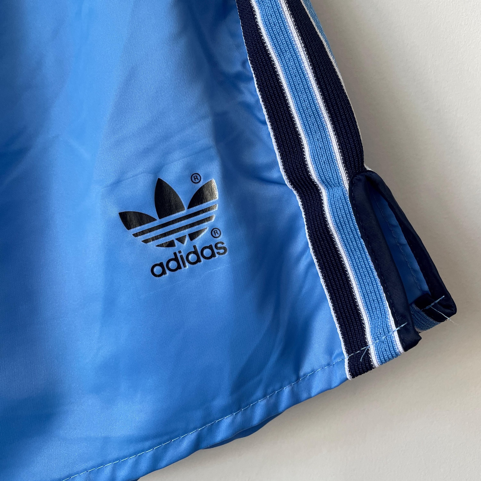 Vintage Adidas Glanz Nylon Sprinter Shorts - 80s Retro Running - Blue ...