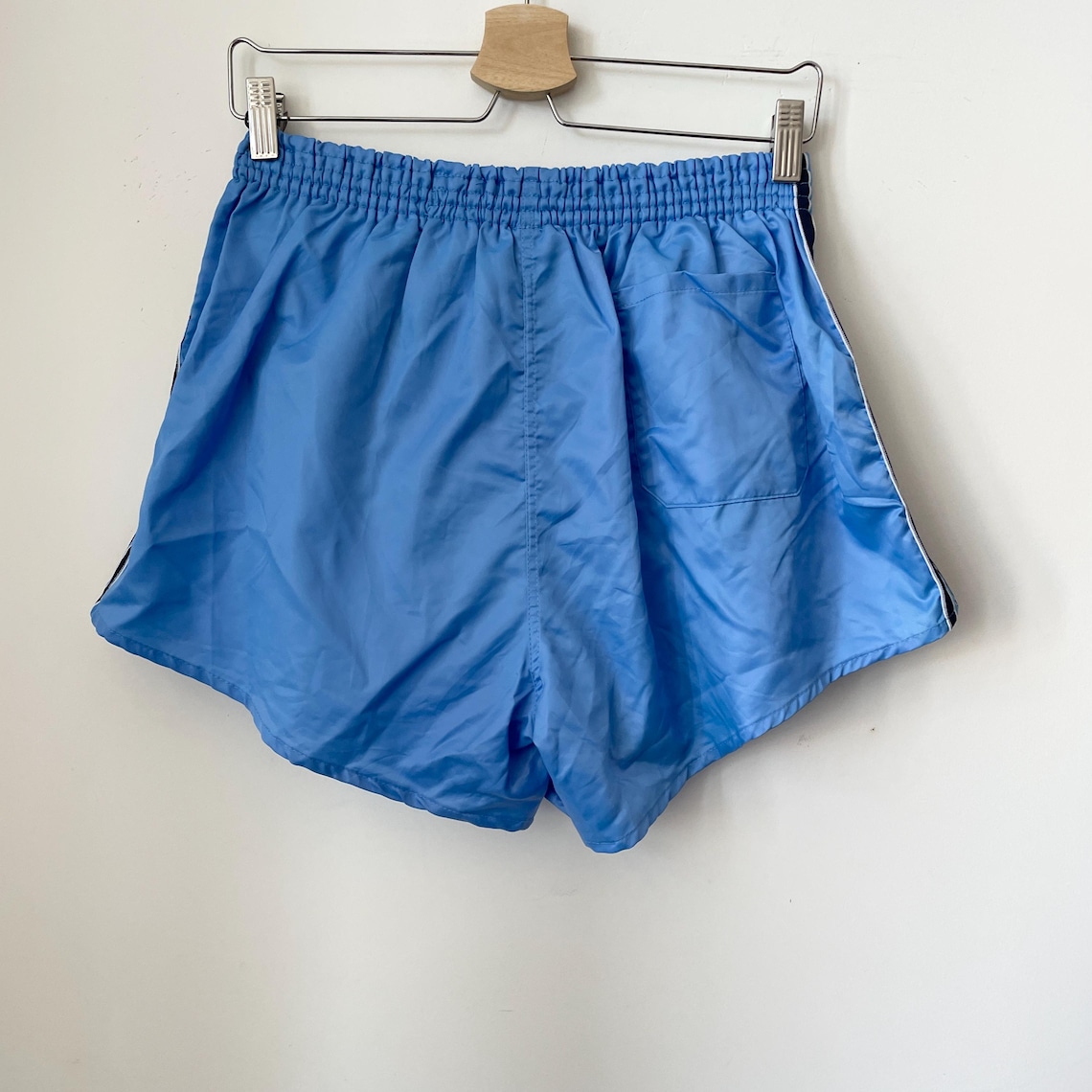 Vintage Adidas Glanz Nylon Sprinter Shorts - 80s Retro Running - Blue ...