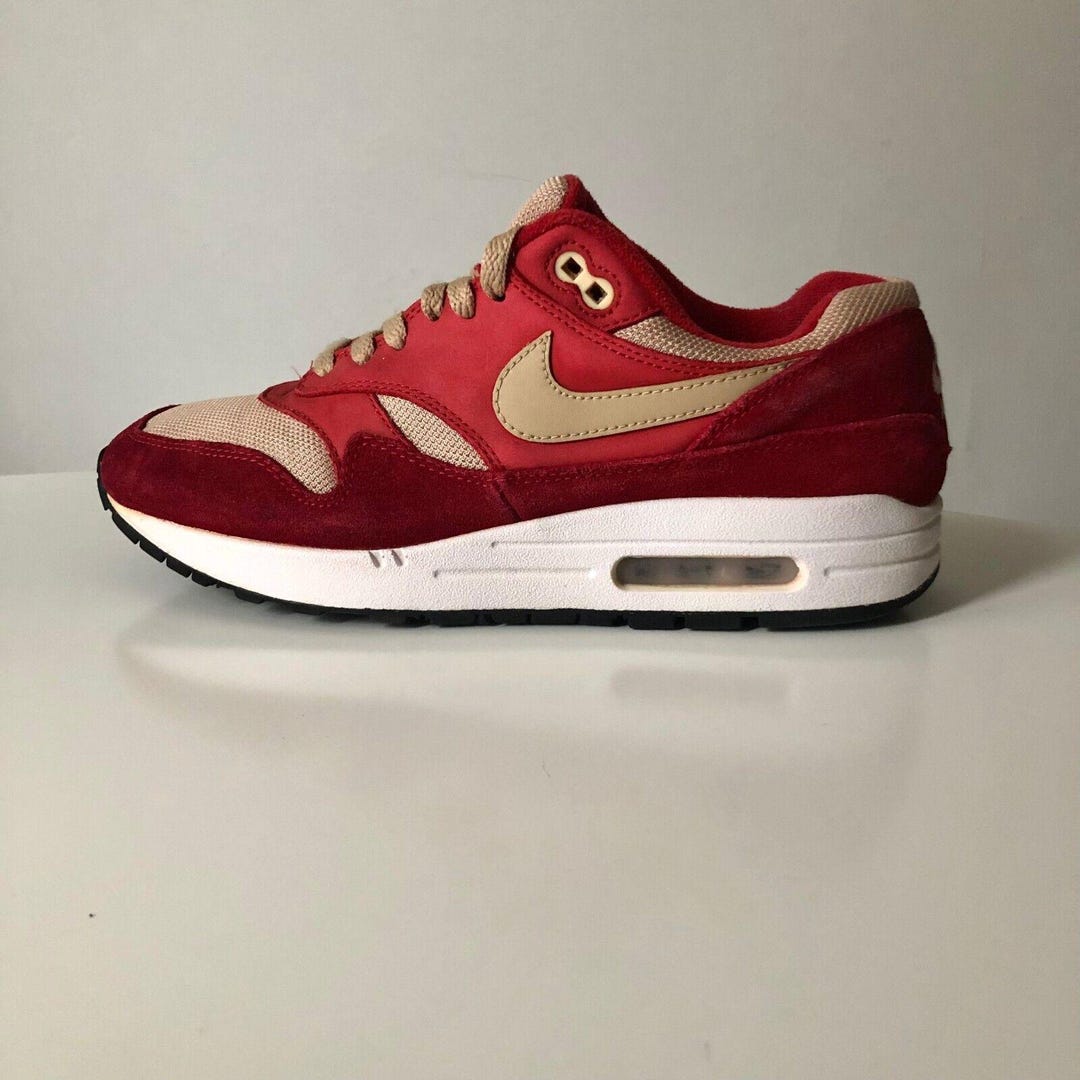 Nike Air Max 1 Retro Curry Pack (red) Rare Model 908366-600 - Etsy