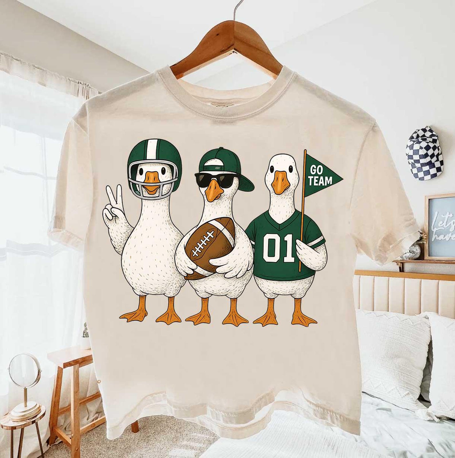 Funny Football Goose Bundle Png, Retro Football Png, Game Day Png ...