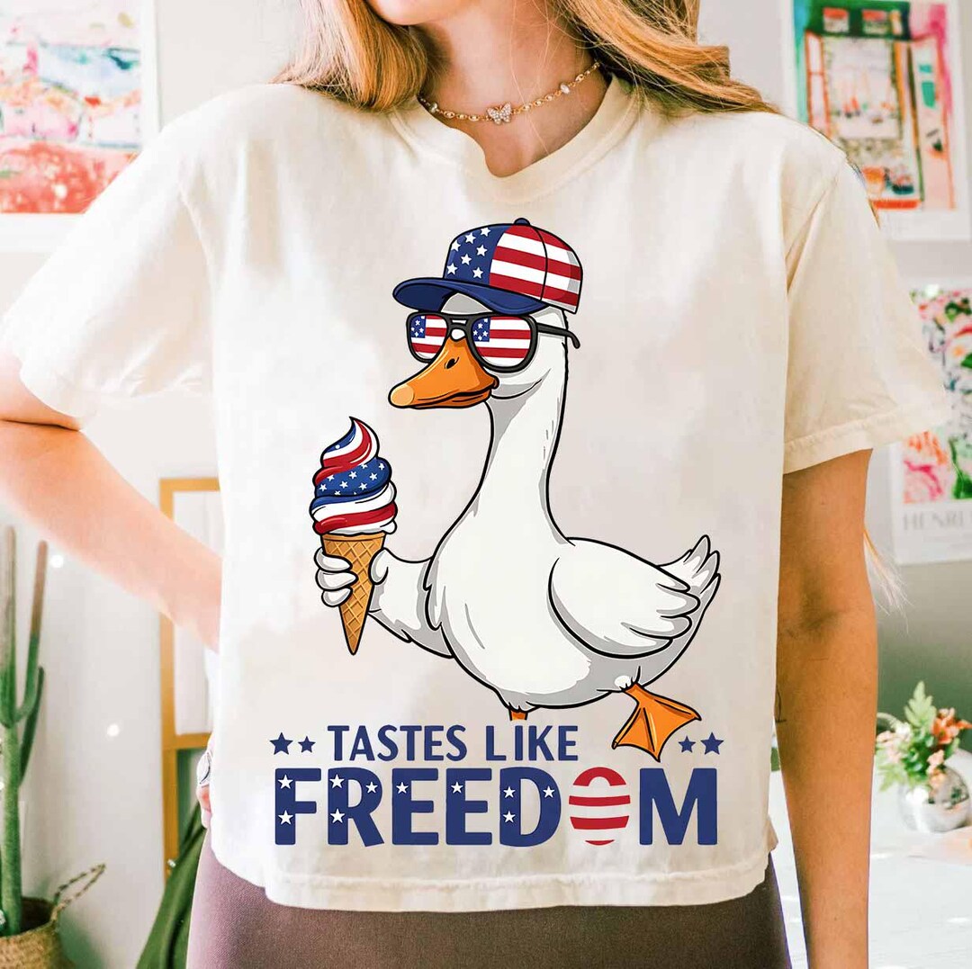 Tastes Like Freedom Png, America Goose Png, 4th of July Goose Png ...