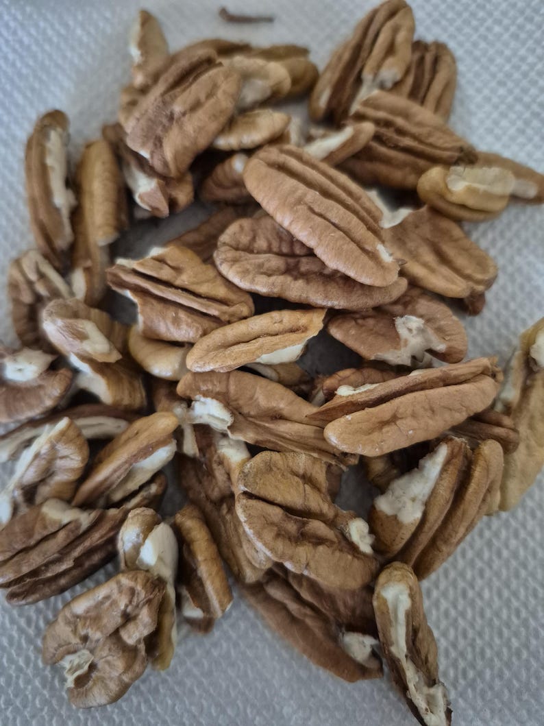 Fresh Pecan Pieces 1/2 Pound - Etsy