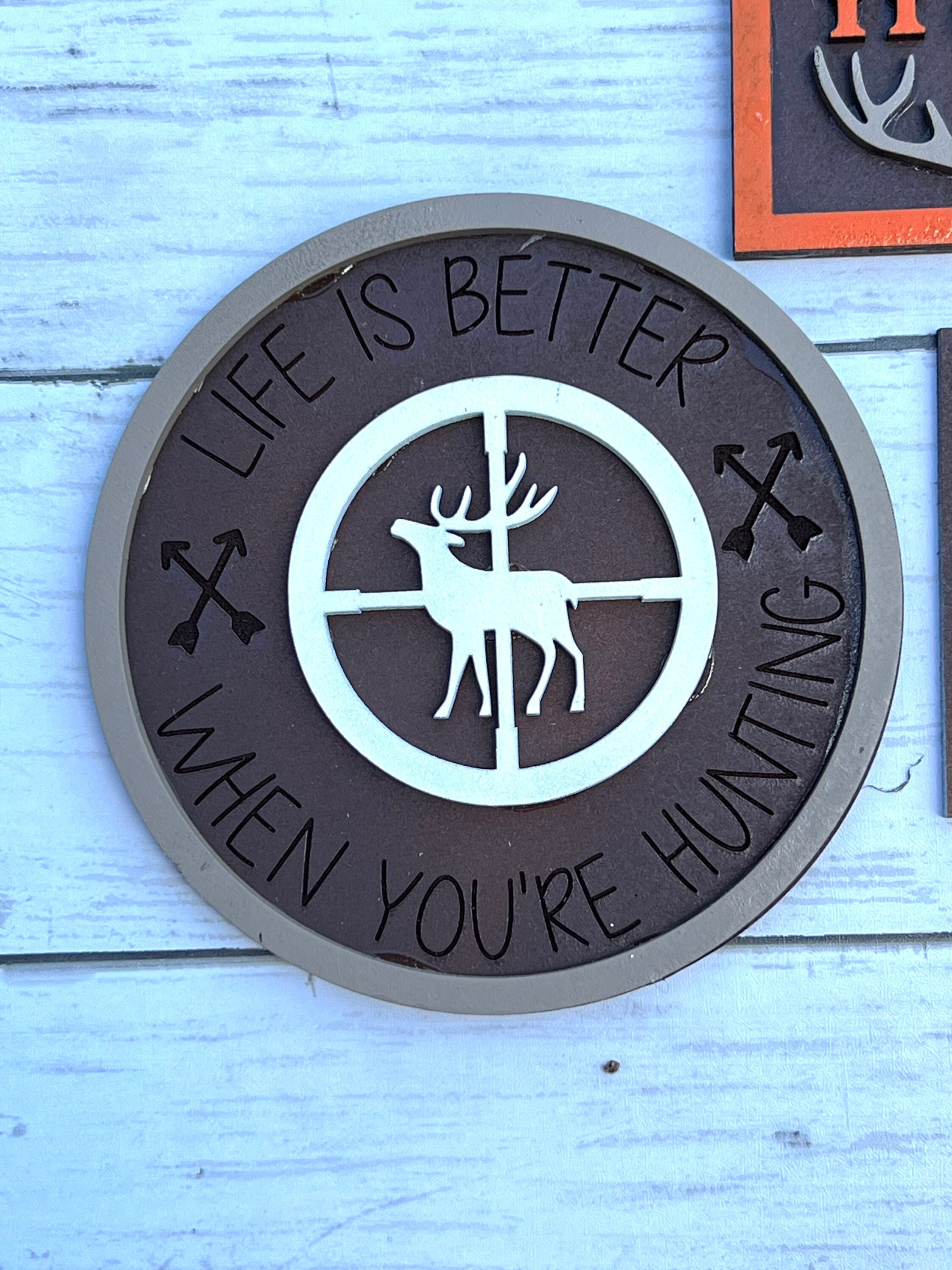 Fall Tiered Tray Decor, Deer Hunting Decor - Etsy