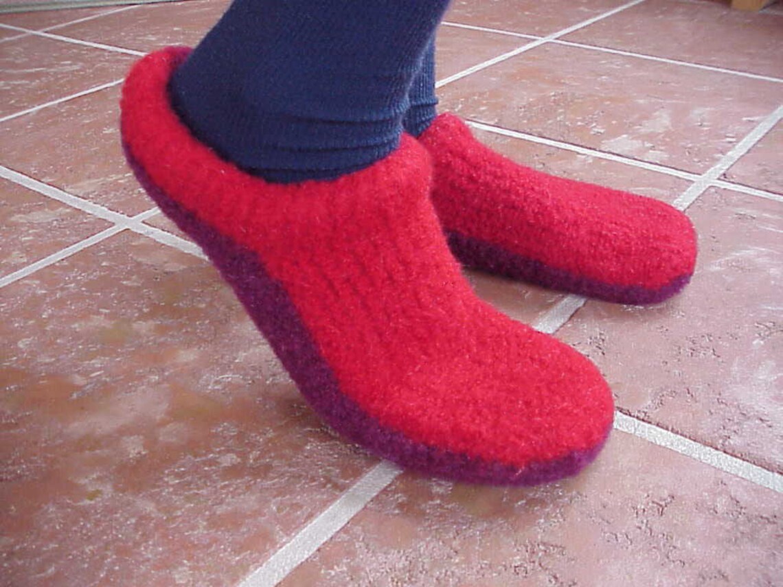 Felted Clogs Made Easy ...simple Slippers to Knit. Wms S,M,L Pattern - Etsy