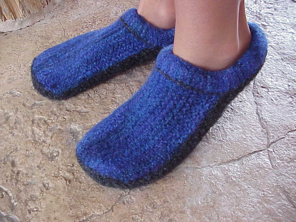 Felted Clogs Made Easy ...simple Slippers to Knit. Wms SML - Etsy