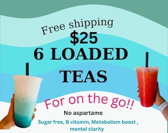 Halloween Special 8 Loaded Tea Liftoff Nrg Mega Tea Mix Togo Energy ...