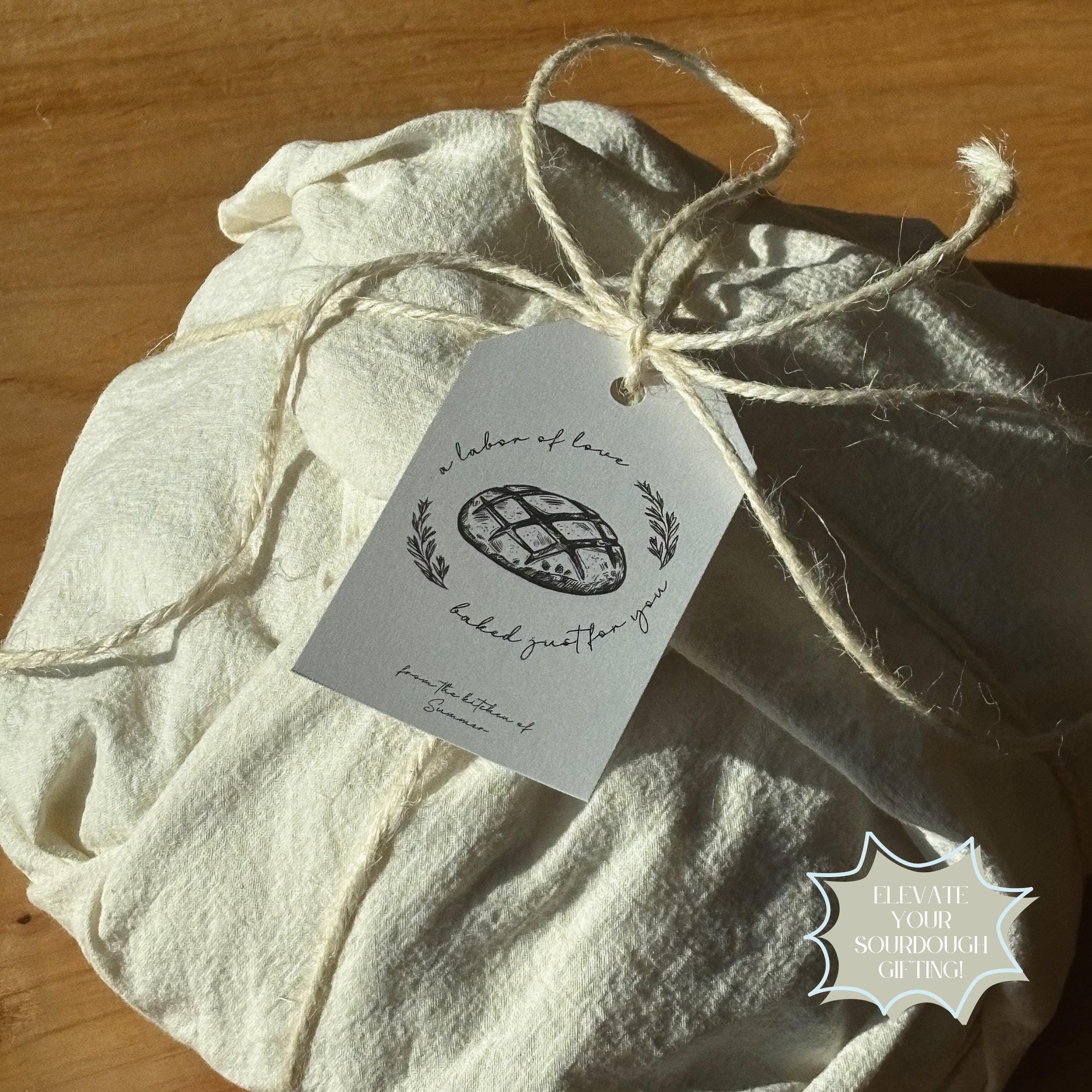 Sourdough Bread Gift Tag – Printable "a Labor of Love, Baked Just for ...