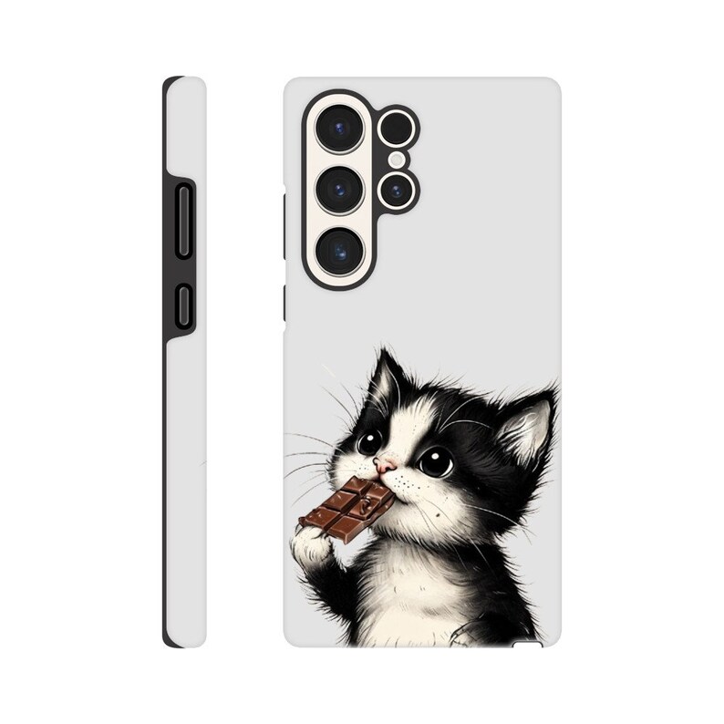 Cute Tuxedo Kitten Phone Case - Etsy